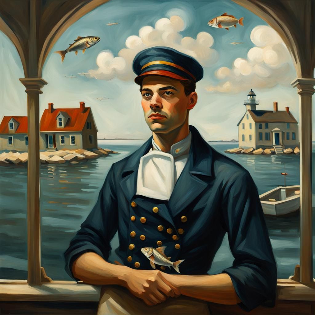 Portrait of a young sailor - AI Generated Artwork - NightCafe Creator