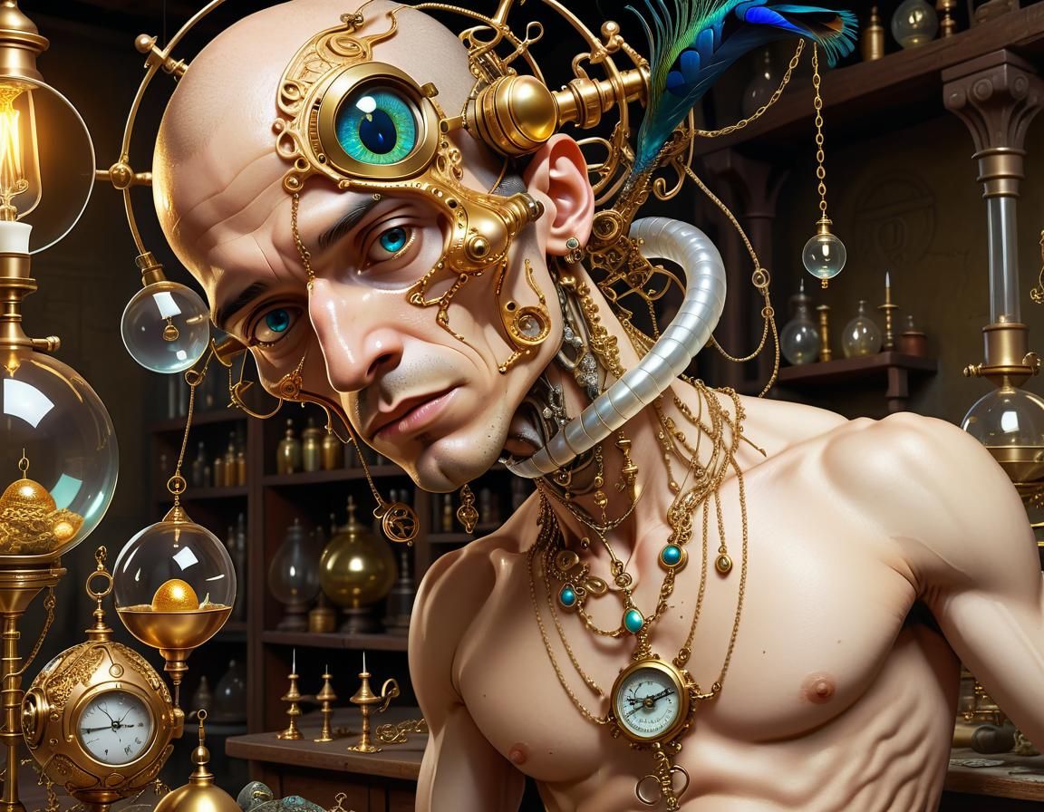 Laboratory of the Temporal Lobe - AI Generated Artwork - NightCafe Creator