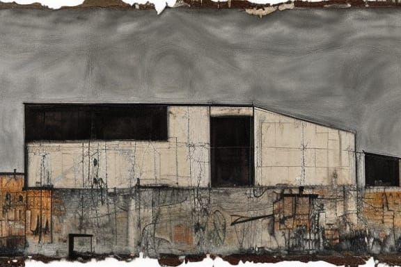 “An expressionist painting of a Decomposing building” - AI Generated ...