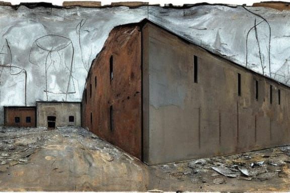“An expressionist painting of a Decomposing building” - AI Generated ...