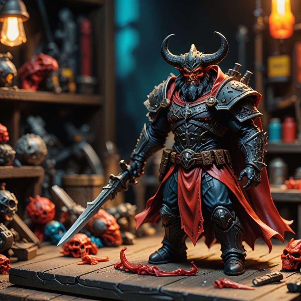 Plastic diablo figure kit - Diablo Plastic Figure Kit Concep...