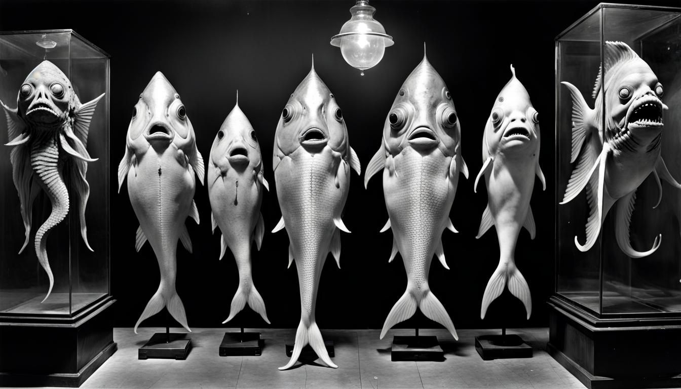 PSYCHIC FISH GHOSTS OF HAPPINESS - A EXOTIC DISPLAY AT THE CRYPTIC ...