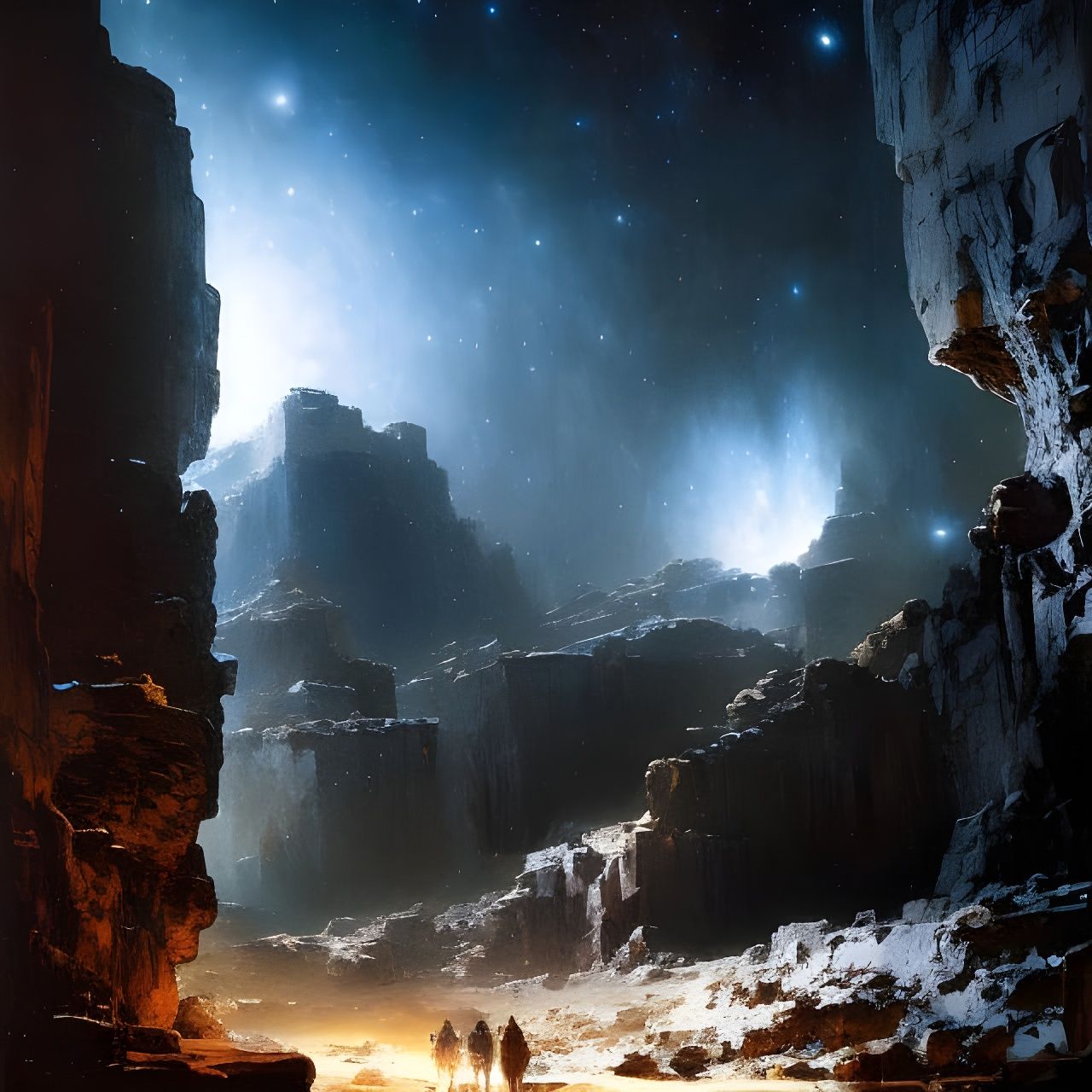 Starry Night - AI Generated Artwork - NightCafe Creator