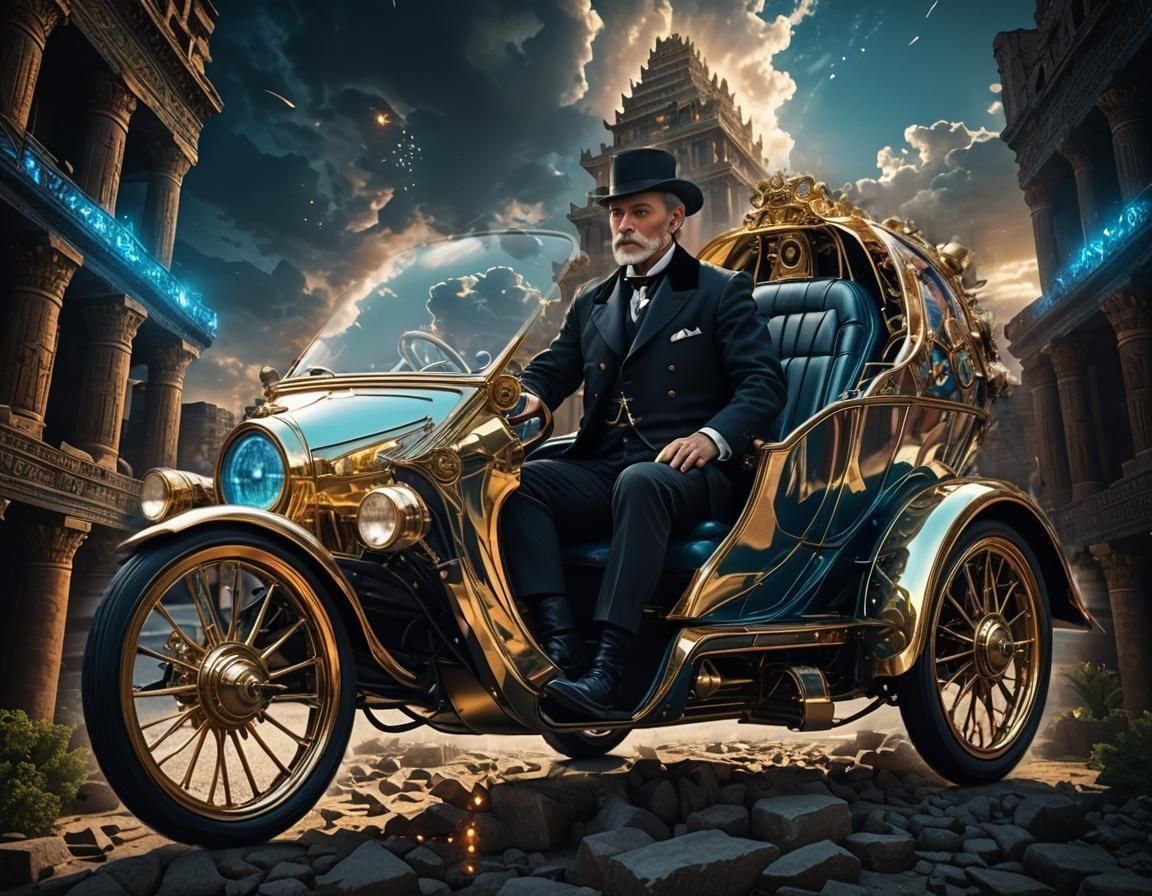 Victorian Time Traveller in Babylon - AI Generated Artwork - NightCafe ...