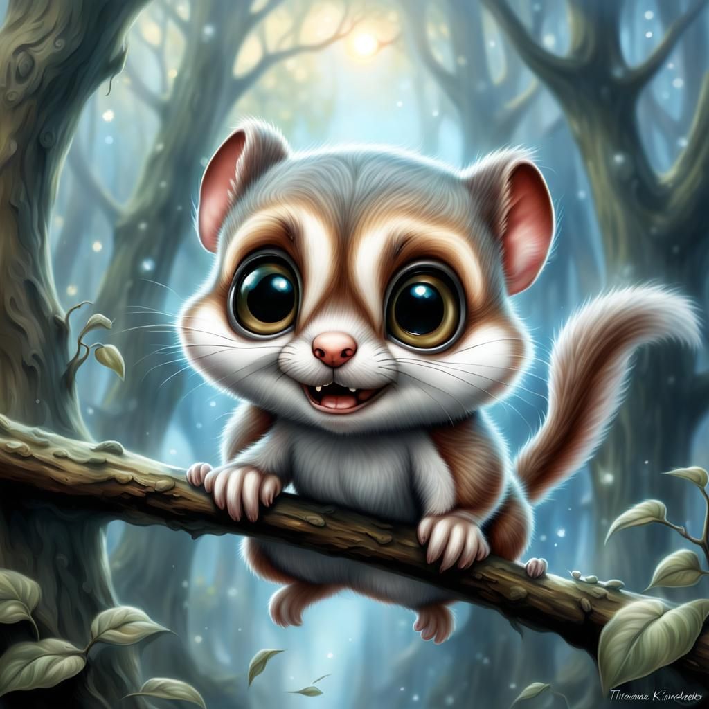 tiny chibi squirrel - AI Generated Artwork - NightCafe Creator