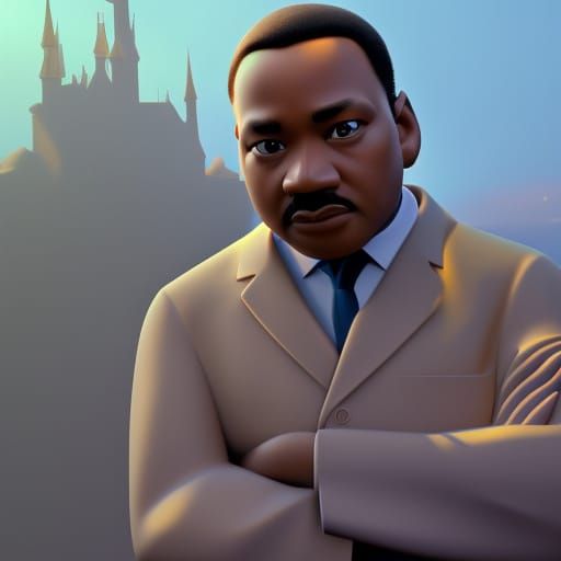 Martin Luther King Jr - AI Generated Artwork - NightCafe Creator