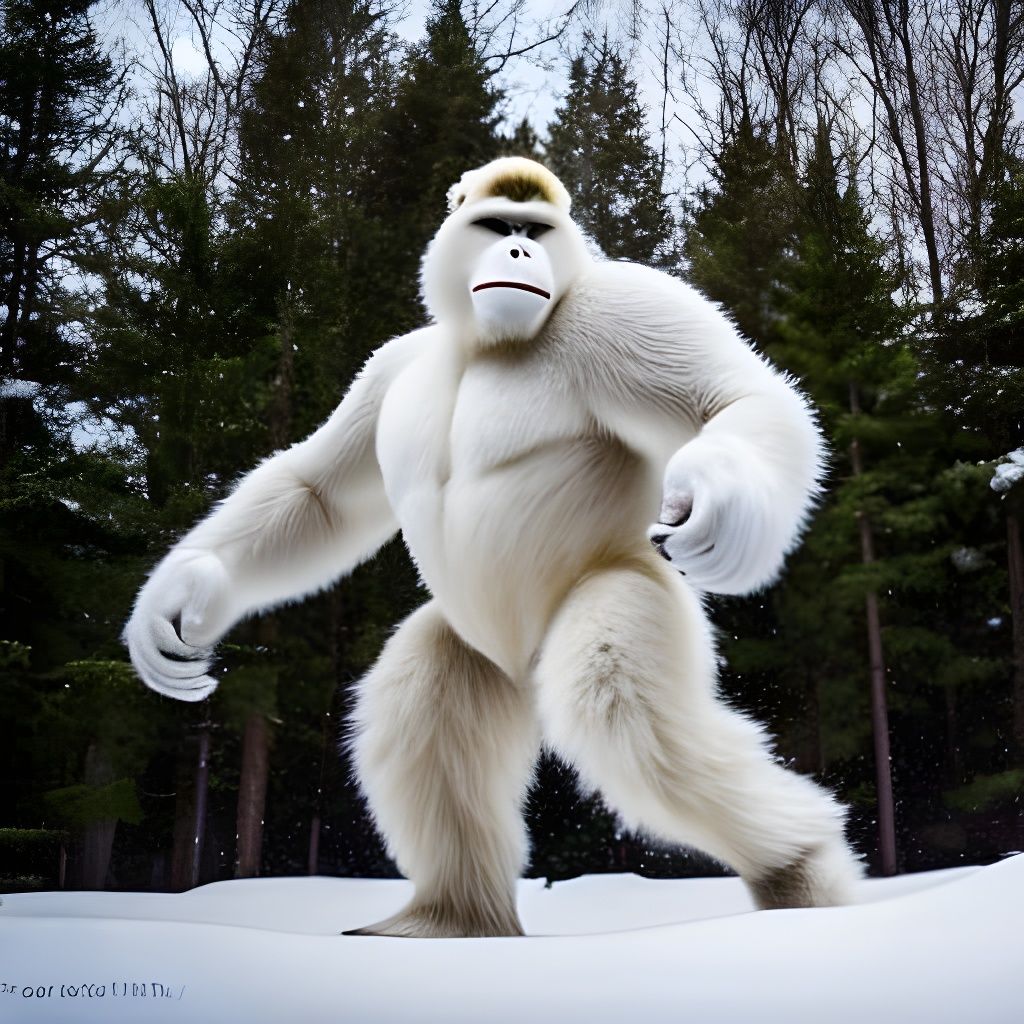 The Yeti - AI Generated Artwork - NightCafe Creator