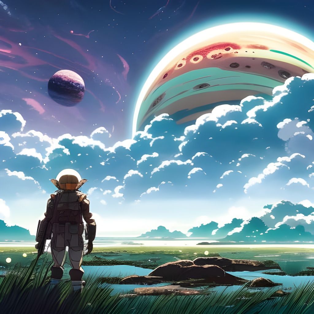 Alien world - AI Generated Artwork - NightCafe Creator