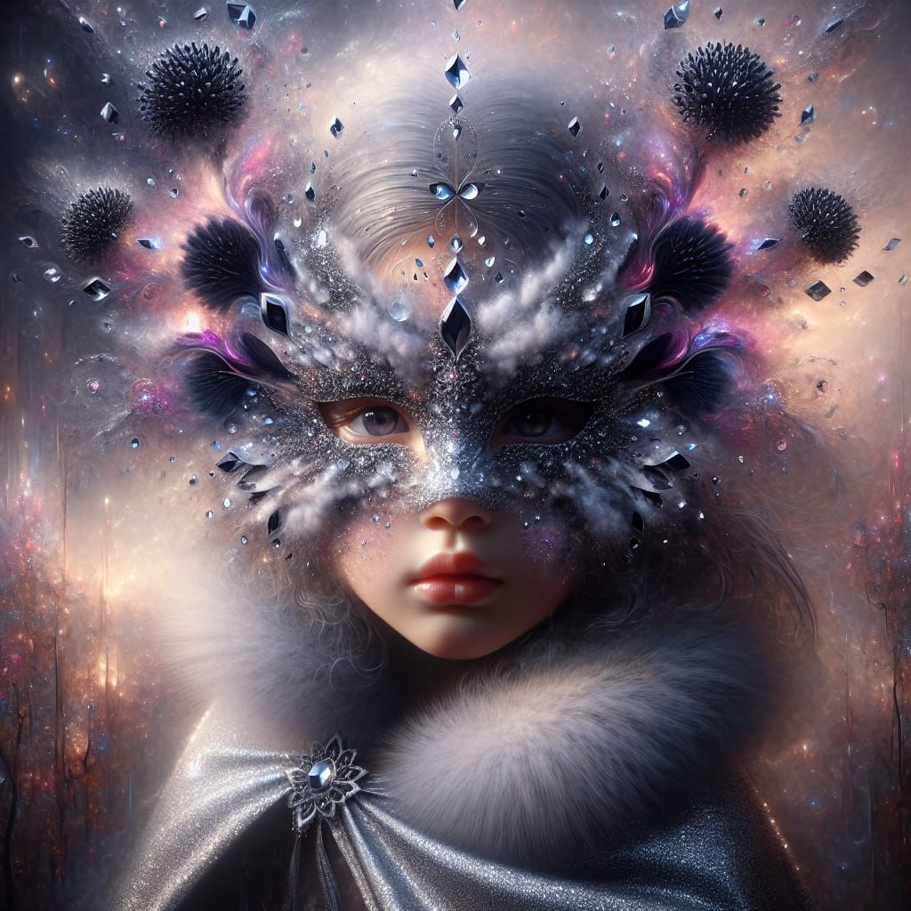 Beautiful Masked Girl - AI Generated Artwork - NightCafe Creator