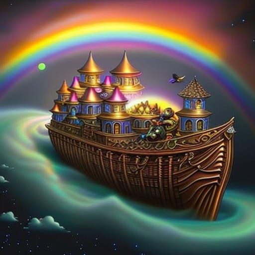 PROPHET NOAH'S ARK AND THE RAINBOW OF THE COVENANT::HQ 3D HD Digital ...