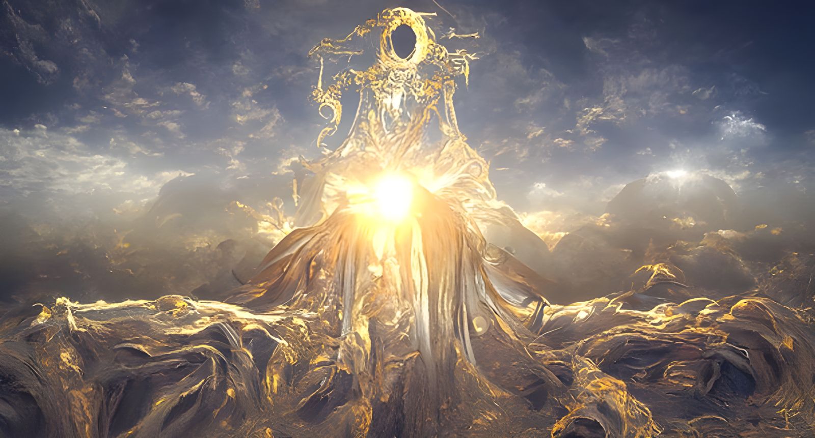Divine God of The Golden Void - AI Generated Artwork - NightCafe Creator