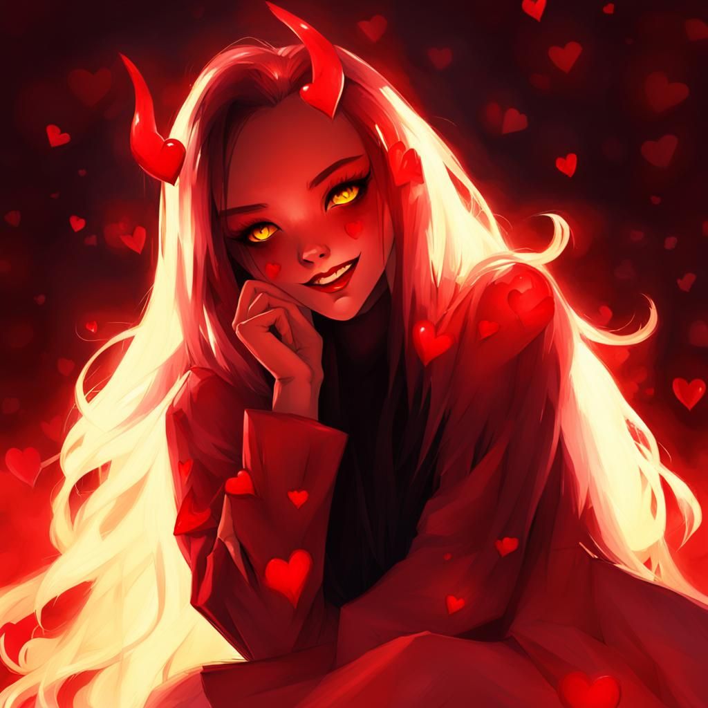 Valentine Demon - AI Generated Artwork - NightCafe Creator