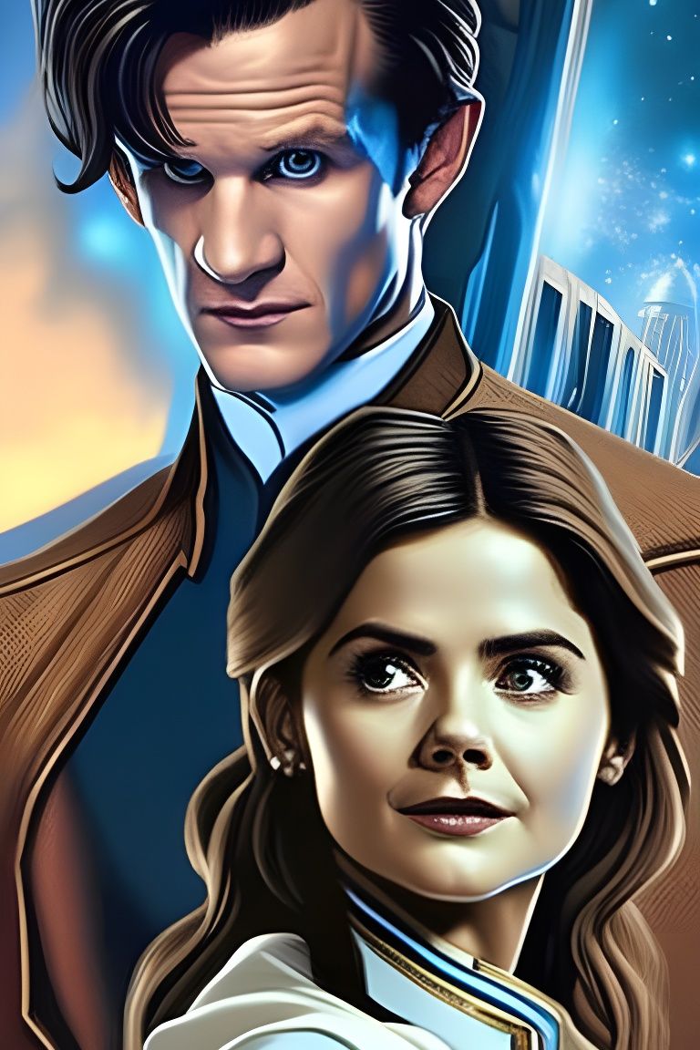 The Doctor & Clara - AI Generated Artwork - NightCafe Creator