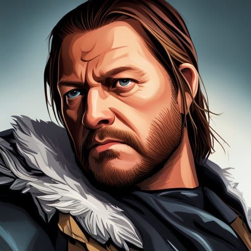 Ned Stark V3 - AI Generated Artwork - NightCafe Creator