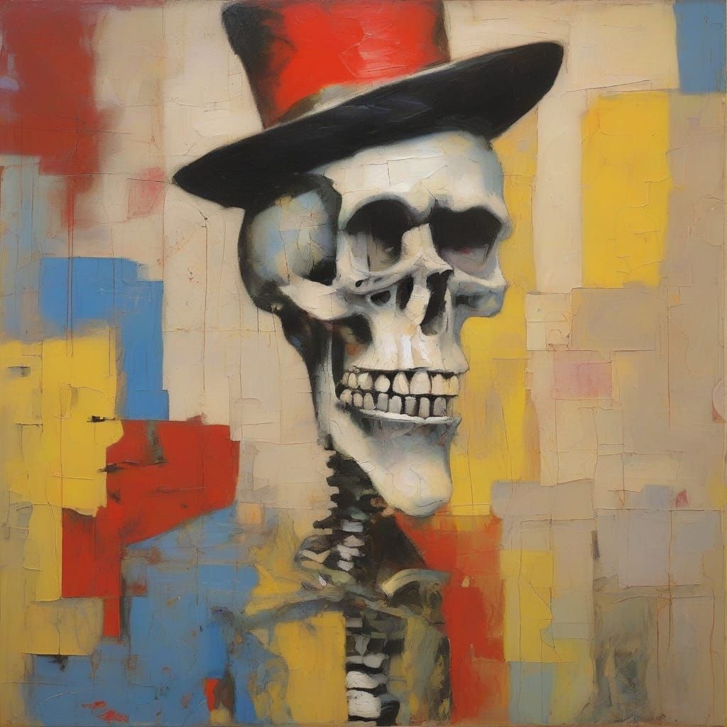 Grotesque Surrealist Landscape in Abstract Cubist ... - AI Art