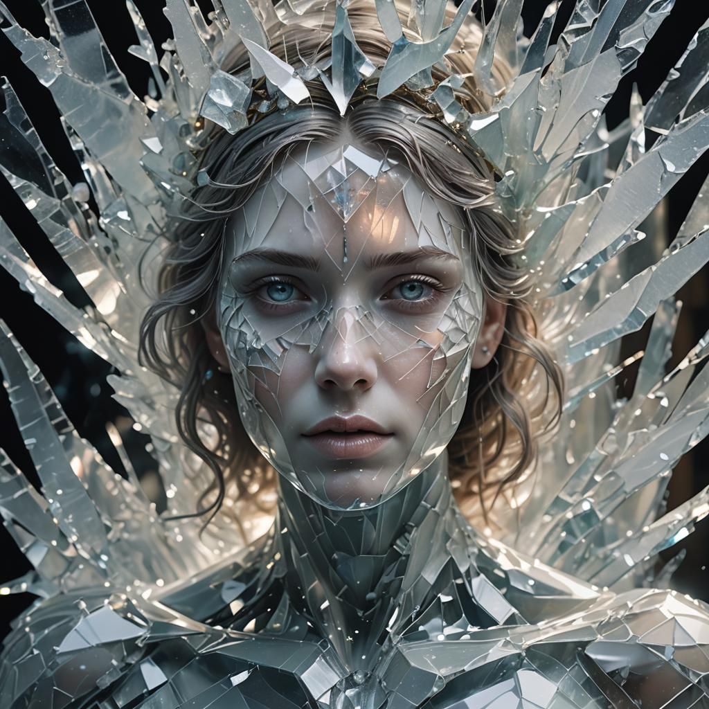 Queen of Glass - AI Generated Artwork - NightCafe Creator
