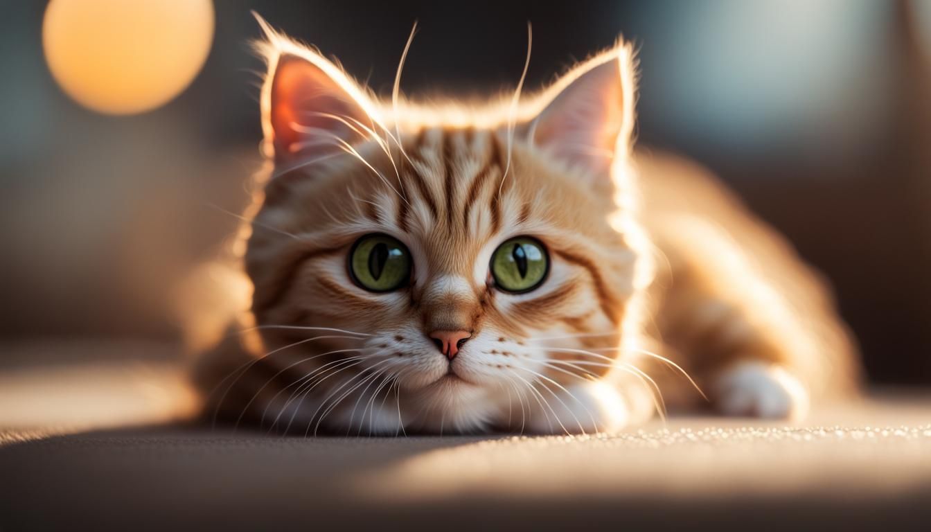 Cute cat Made of wool - AI Generated Artwork - NightCafe Creator