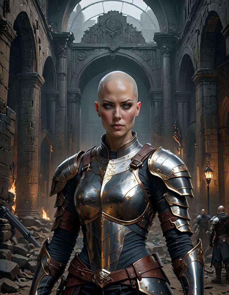 Sun-Knight, Marcella Godwin The Mercenary Of Blue Sun Realm - AI ...