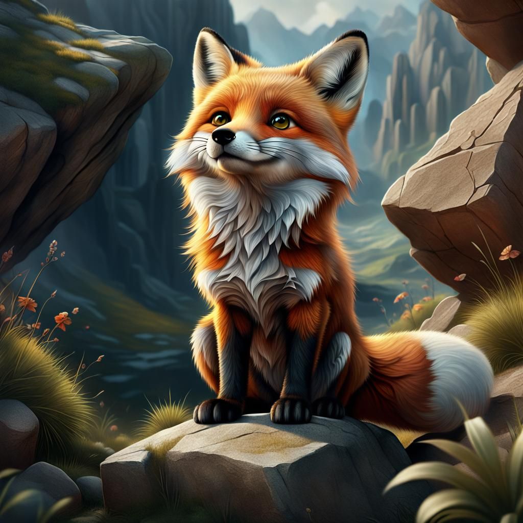 Little Fox - AI Generated Artwork - NightCafe Creator