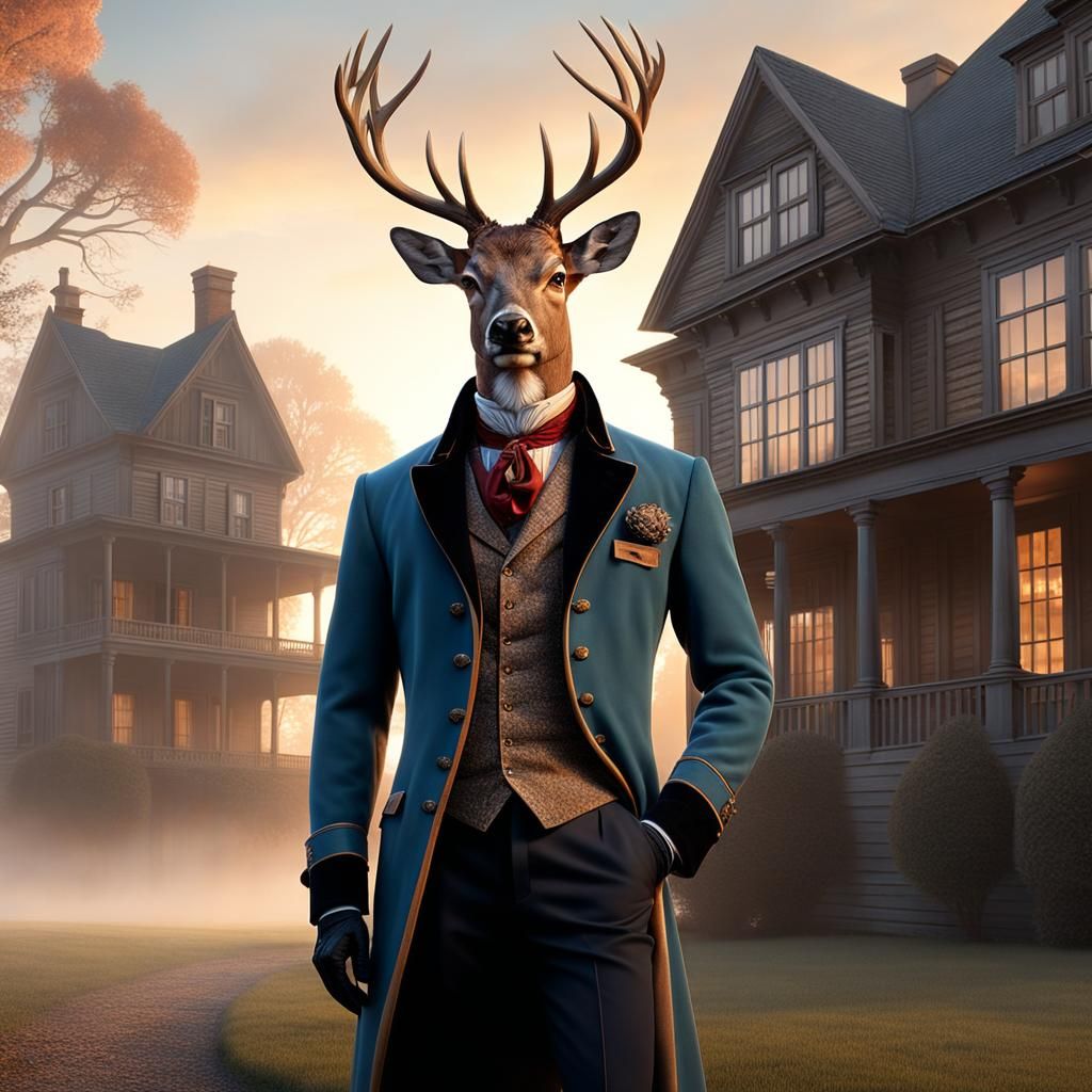 Mr. Deer - AI Generated Artwork - NightCafe Creator