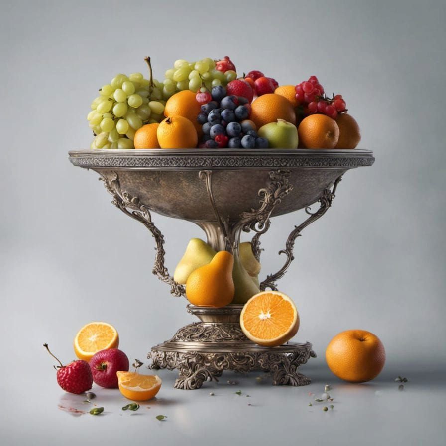 Still Life :: Fruit Bowl ~ #003 - AI Generated Artwork - NightCafe Creator