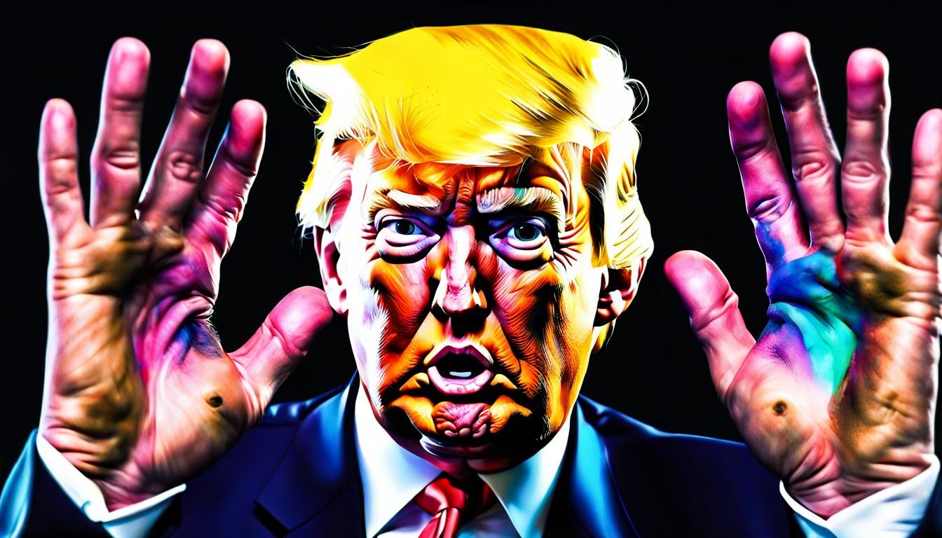 President Donald Trump Collage 1 #2 - AI Generated Artwork - NightCafe ...