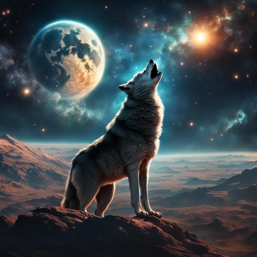 I am Wolf - AI Generated Artwork - NightCafe Creator