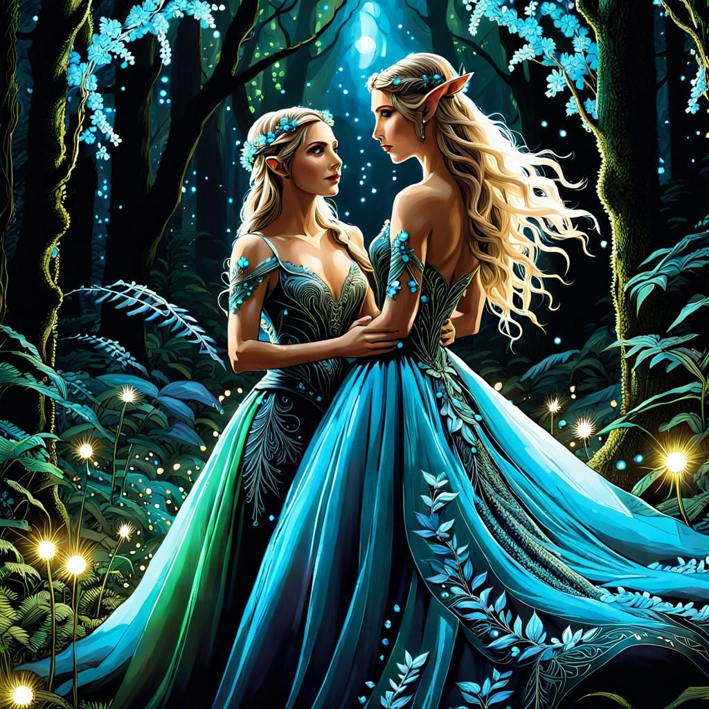 Elf Wedding - AI Generated Artwork - NightCafe Creator