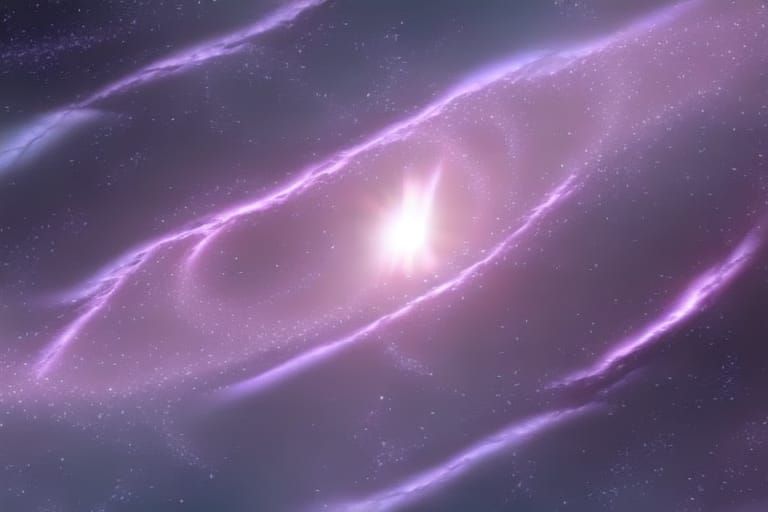 Violet Galaxy - AI Generated Artwork - NightCafe Creator