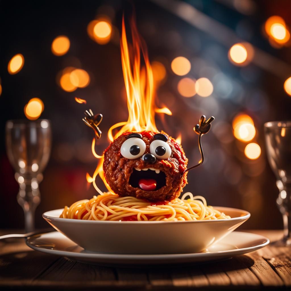 A Spicy Meatball - AI Generated Artwork - NightCafe Creator