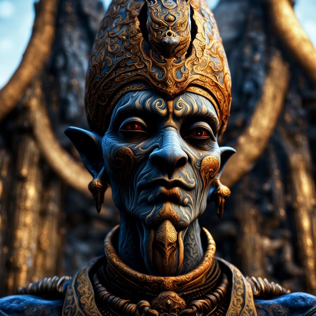 vivec god in morrowind - AI Generated Artwork - NightCafe Creator