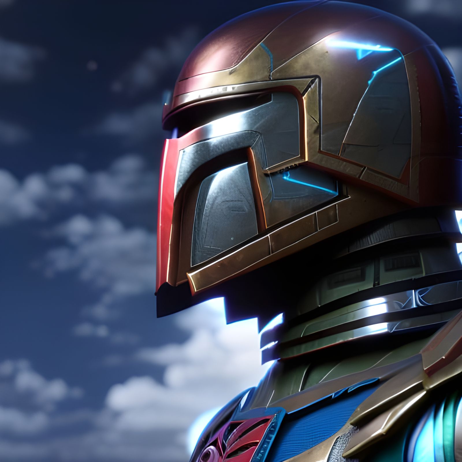 Cosmic Knight 4 - AI Generated Artwork - NightCafe Creator