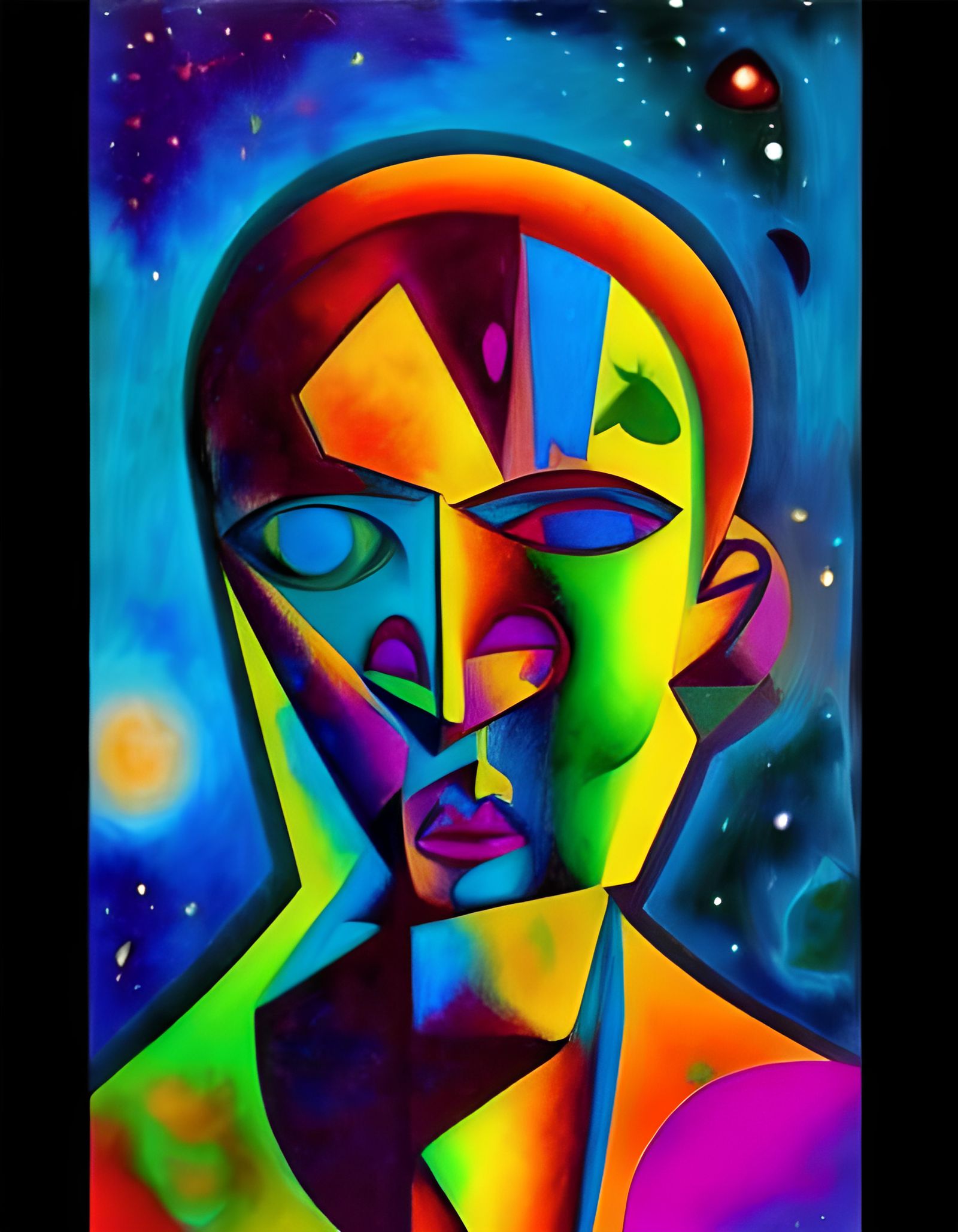 The Galaxy Man - AI Generated Artwork - NightCafe Creator