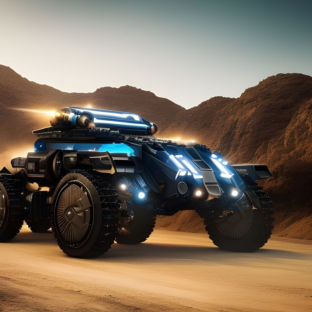 Desert Racer - AI Generated Artwork - NightCafe Creator