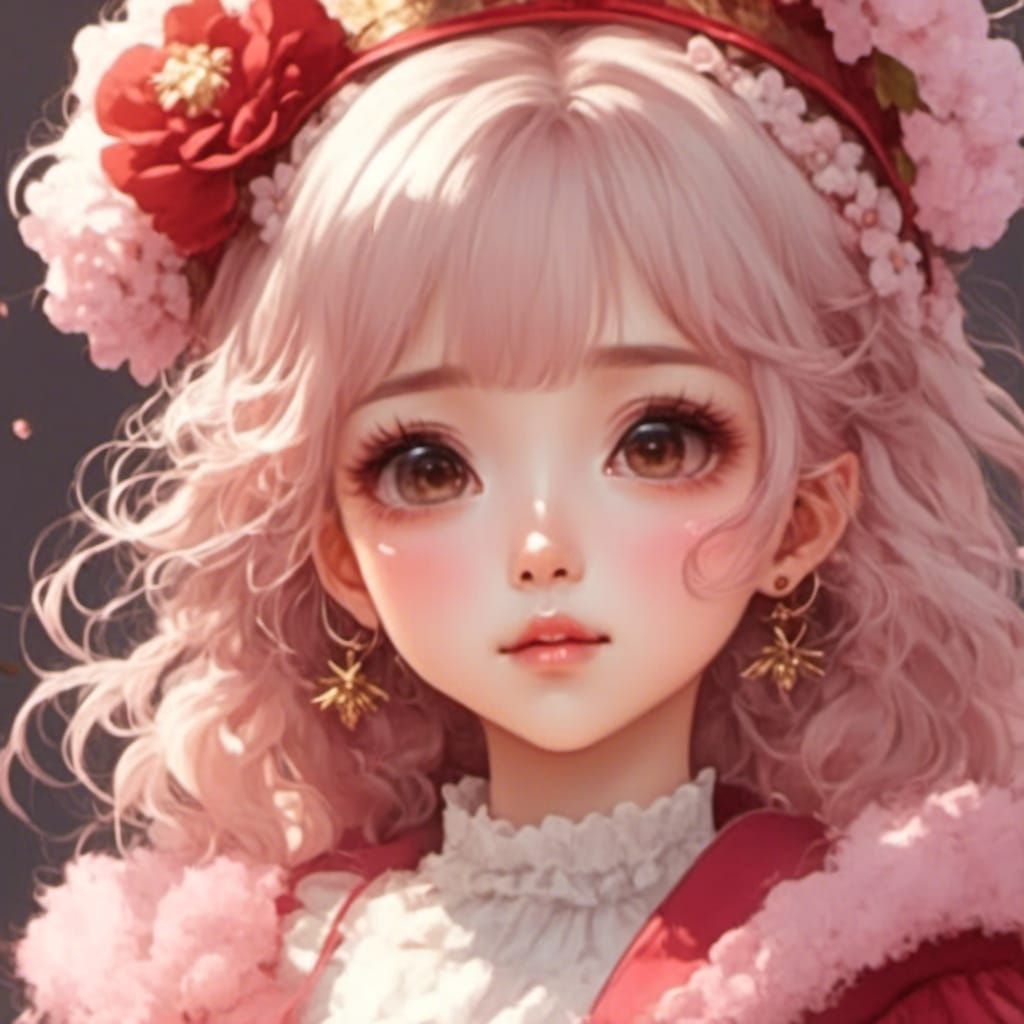 Kawaii, girl takes selfies - AI Generated Artwork - NightCafe Creator