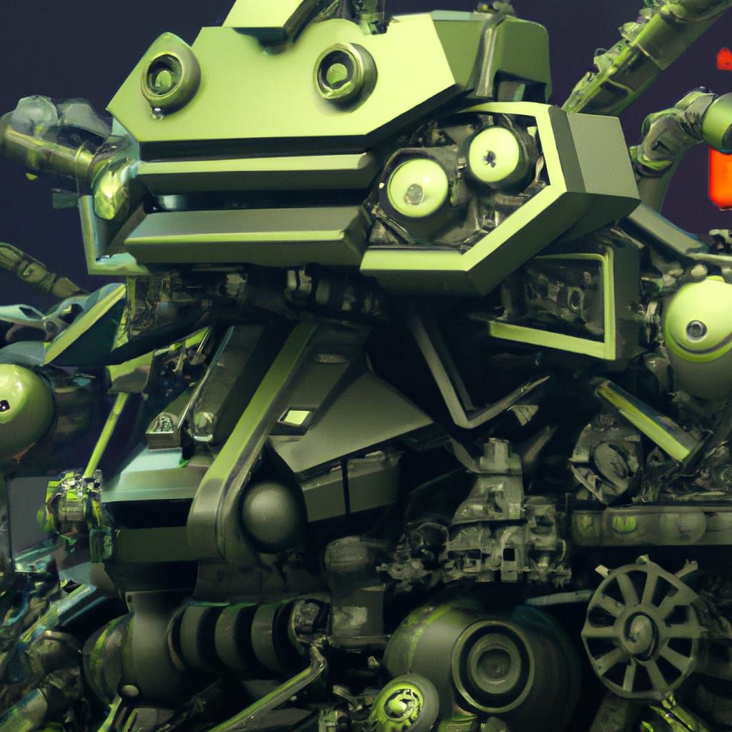 mecha frog - AI Generated Artwork - NightCafe Creator