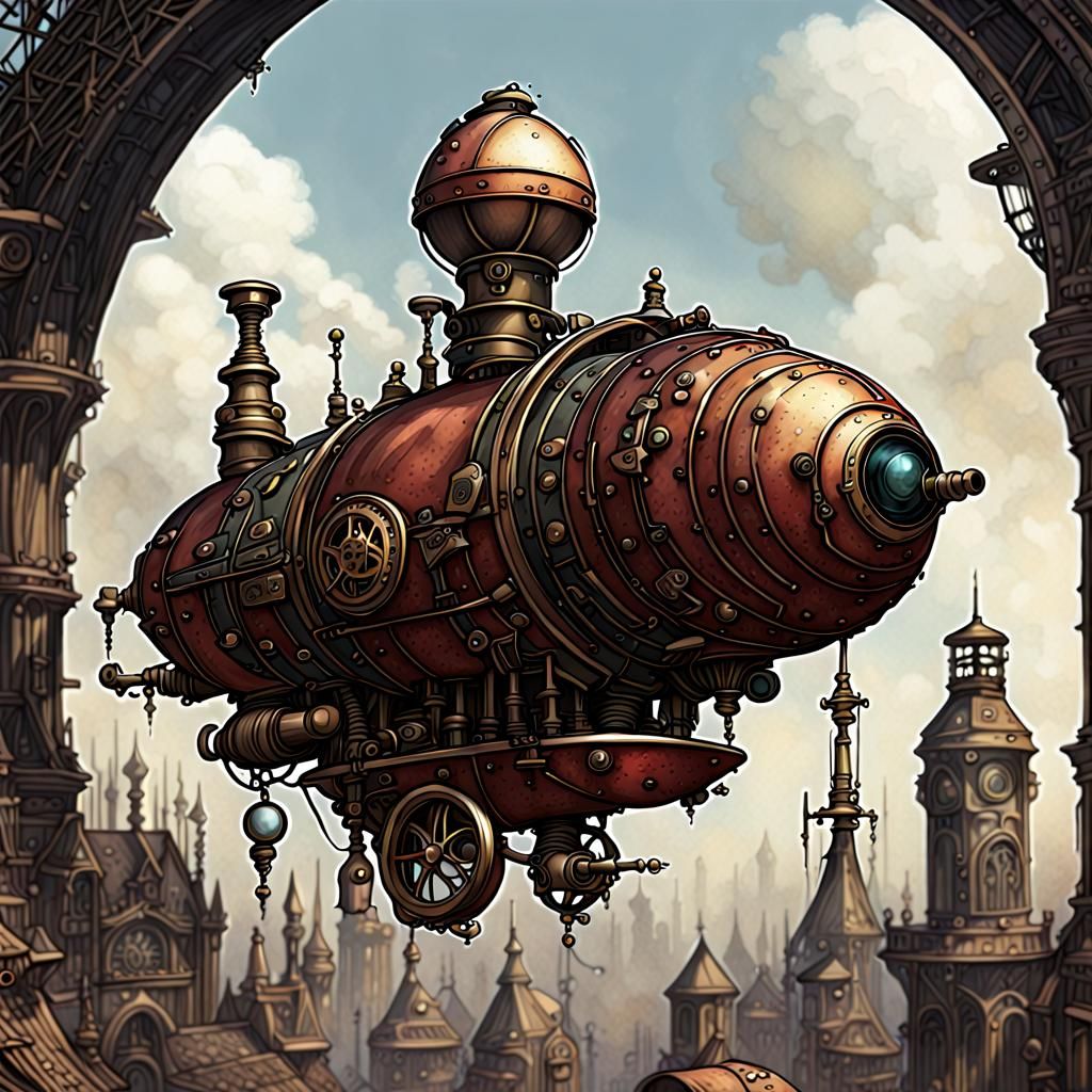 Aetherpunk Fantasy subgenre blending aether magic and steampunk ...