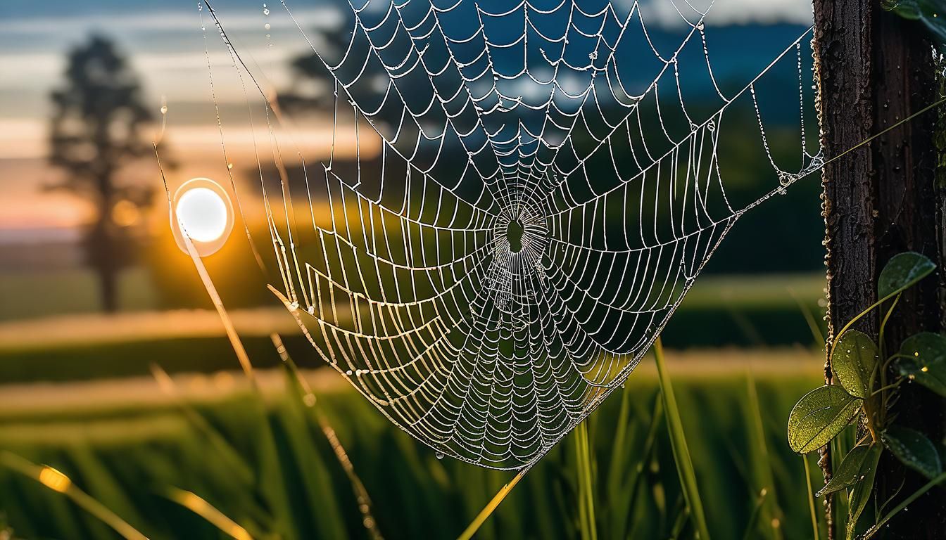 Spiderweb - AI Generated Artwork - NightCafe Creator