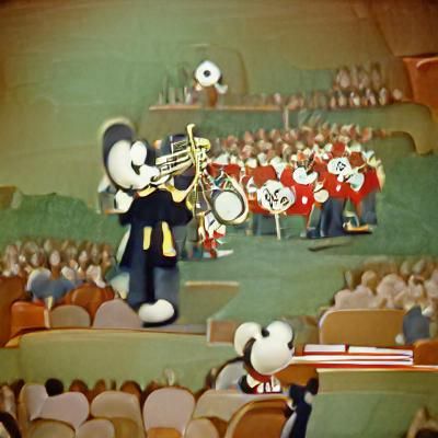 The Band Concert Mickey mouse - AI Generated Artwork - NightCafe Creator