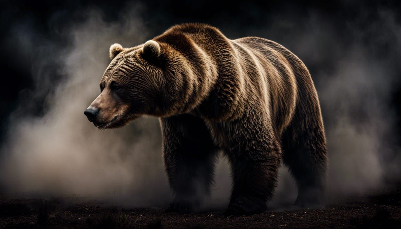 Smoke Bear ghost - AI Generated Artwork - NightCafe Creator