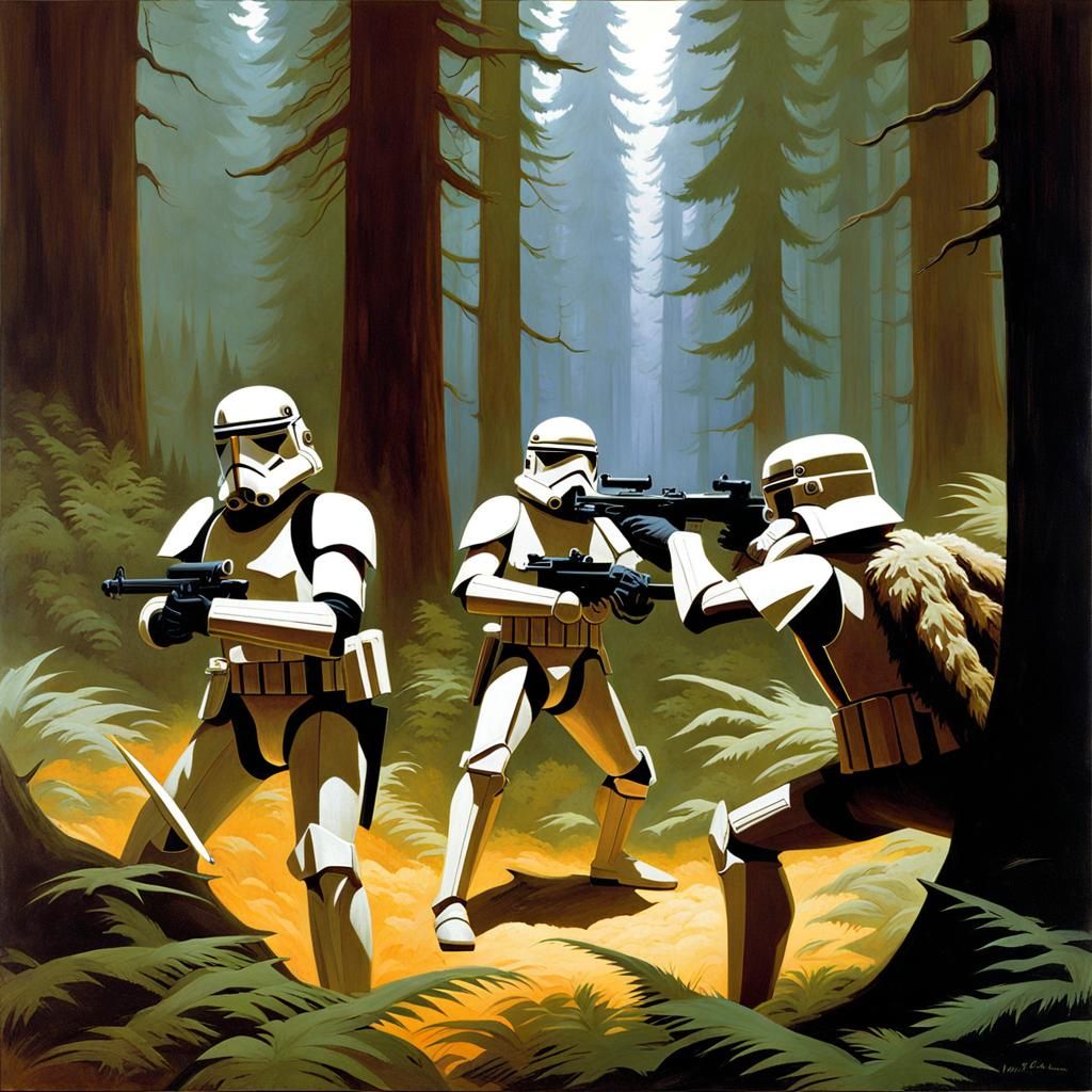 The moon hunt - AI Generated Artwork - NightCafe Creator