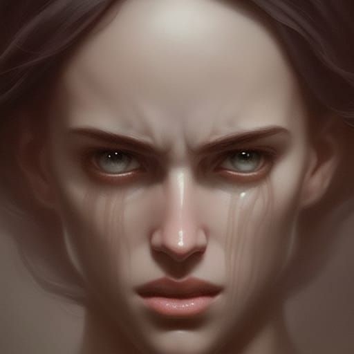 Anger and Sadness - AI Generated Artwork - NightCafe Creator