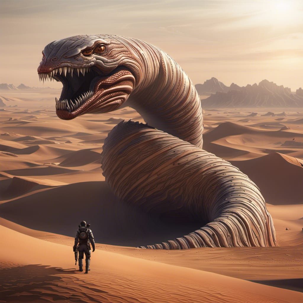 Sandworm - AI Generated Artwork - NightCafe Creator