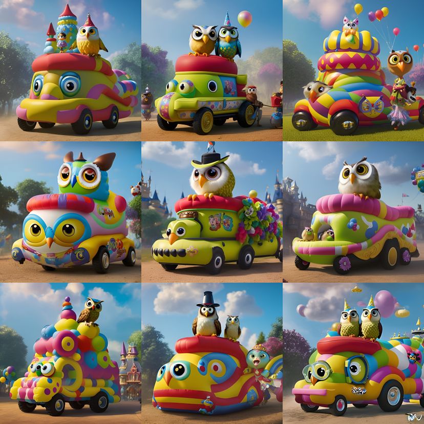 charming rococo portrait of cute pixar owl dressed as frilly cavalry ...