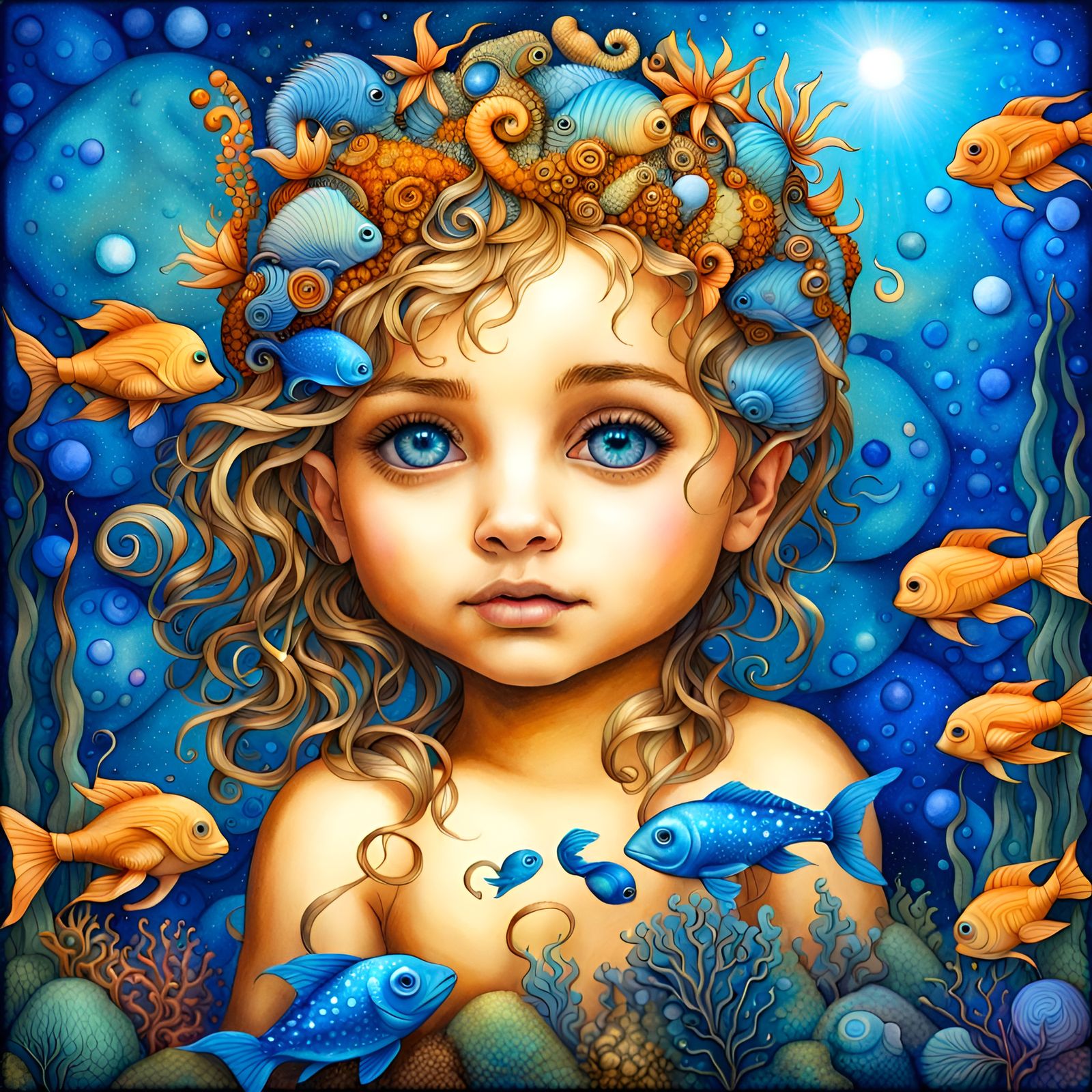 SEASHELL HALO - AI Generated Artwork - NightCafe Creator