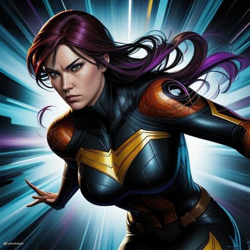 Comic Book Style - Hyper-Realistic Comic Book Art with Drama...