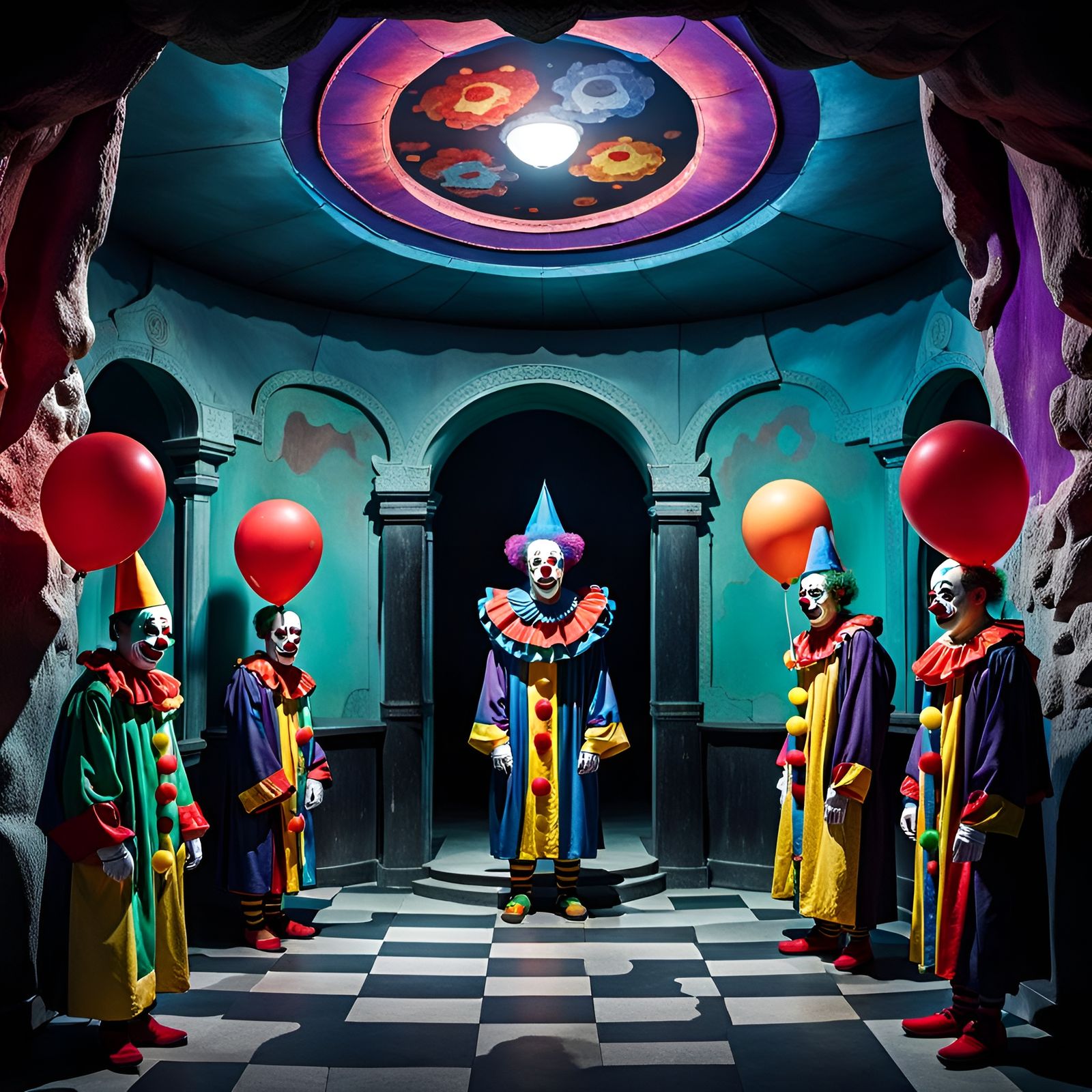 Clown Computer Club - AI Generated Artwork - NightCafe Creator