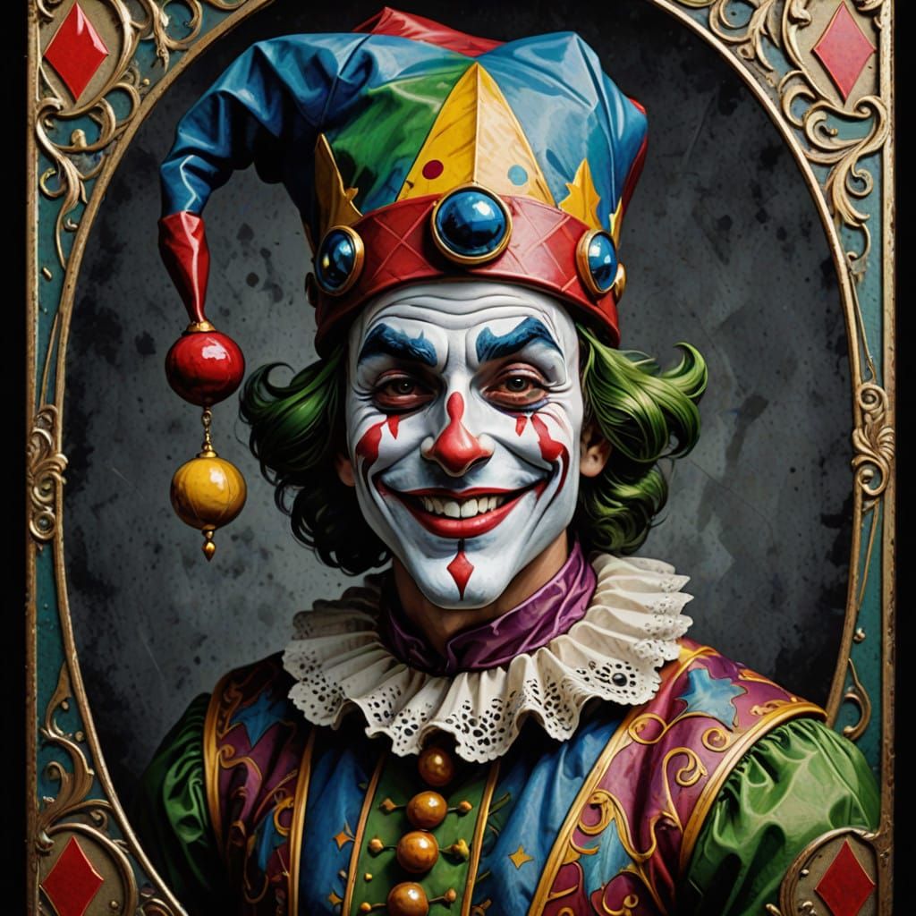 The Jester playing card - The Jester playing card