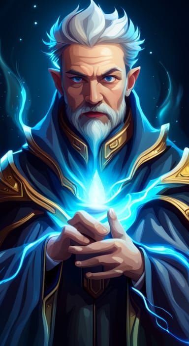 Light Wizard - AI Generated Artwork - NightCafe Creator