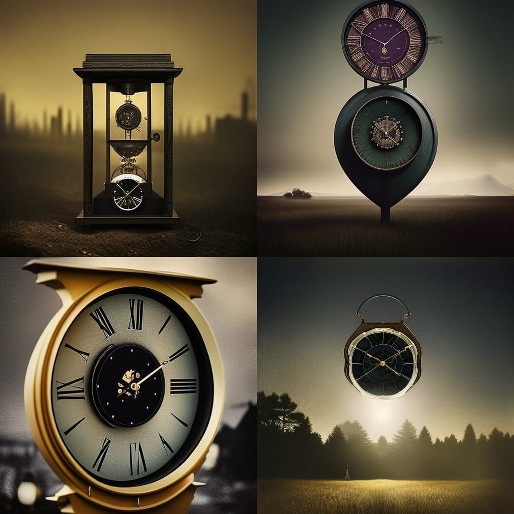 Clocks Nightmares & Dreamscapes - AI Generated Artwork - NightCafe Creator